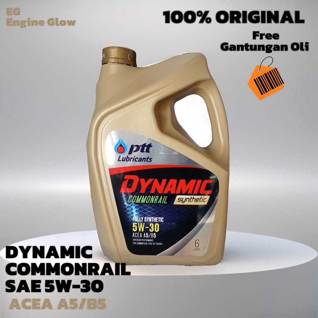 Jual PTT DYNAMIC COMMONRAIL SAE 5W-30 6 LITER | Shopee Indonesia