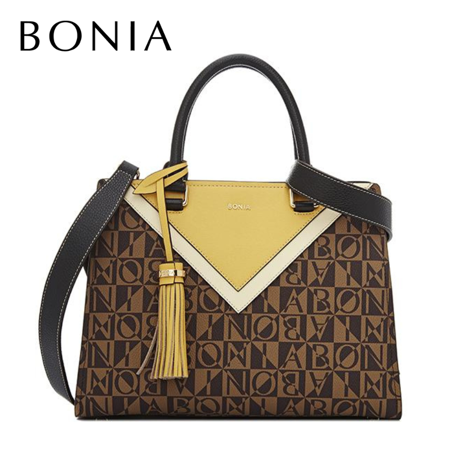 Jual Bonia - Monogram Satchel M (DEFECT SALE) | Shopee Indonesia