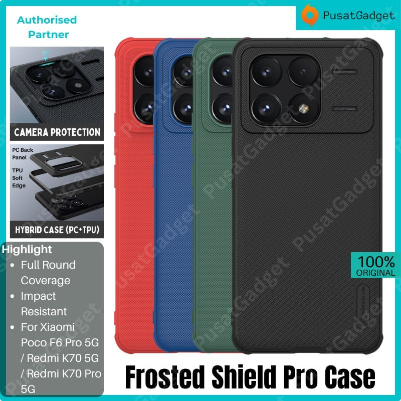 Jual Case Xiaomi Poco F6 Pro / Redmi K70/K70 Pro (5G) NILLKIN Frosted ...