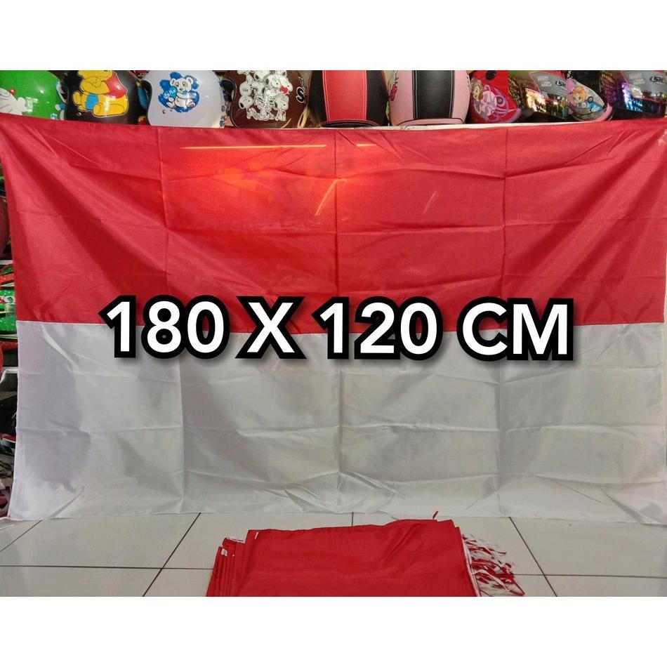 Jual BENDERA MERAH PUTIH UKURAN 180×120 CM BENDERA INDONESIA BENDERA AGUSTUSAN HARGA GROSIR ...