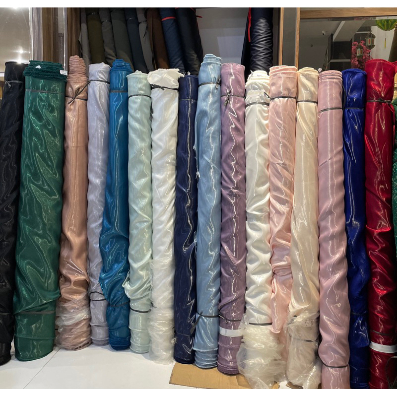 Jual Satin Aisha Glow (harga per 0,5m) | Shopee Indonesia