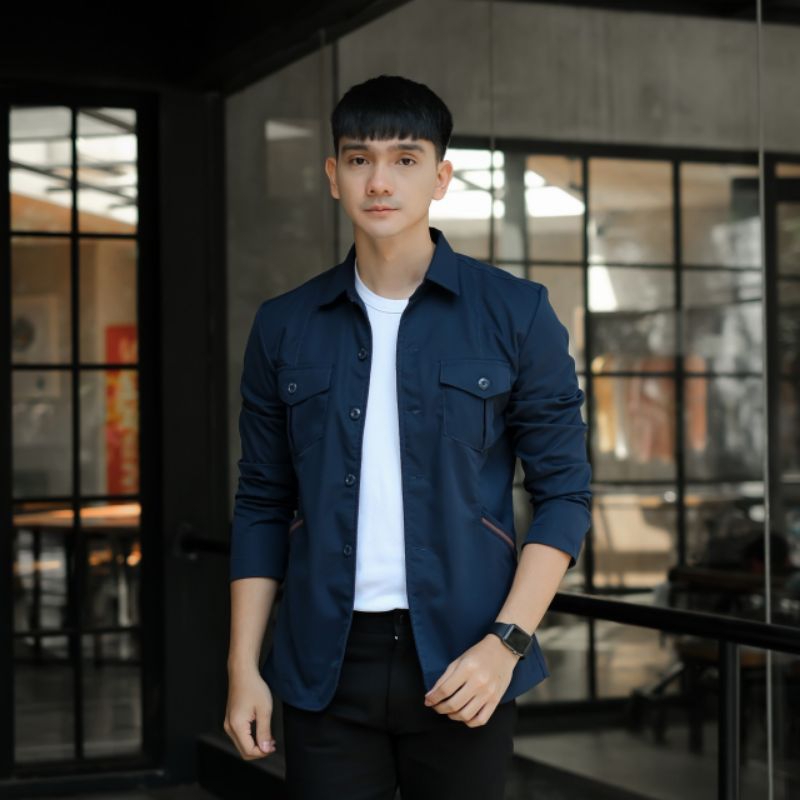 Jual Kemeja Formal Dan Non Formal Pria Jas Blazer Bahan Tuil Saten ...