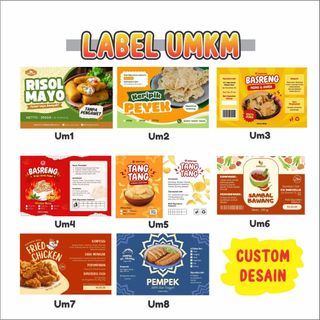 Jual STIKER - Label Snack UMKM 6x9cm | Shopee Indonesia