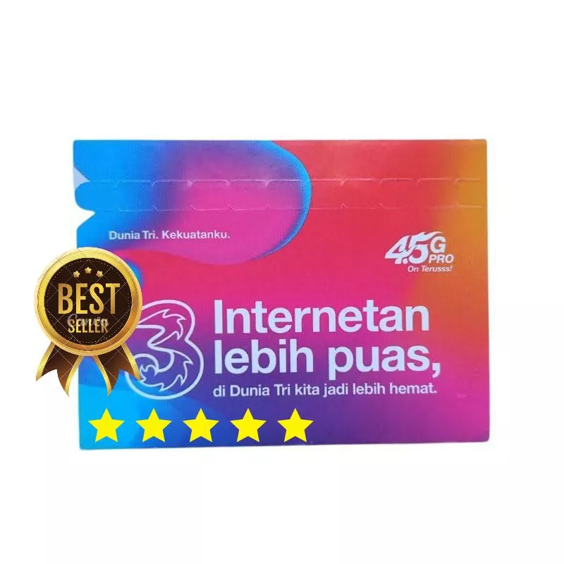 Jual kartu perdana baru provider tri(3) KUOTA 3GB termurah(exp 2028 ...