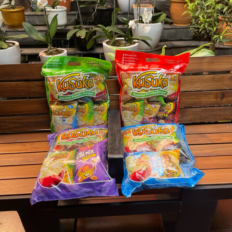 Jual Keripik Chips Chip Kusuka Snack PRJ 2024 Party Mix Bundle Paket ...