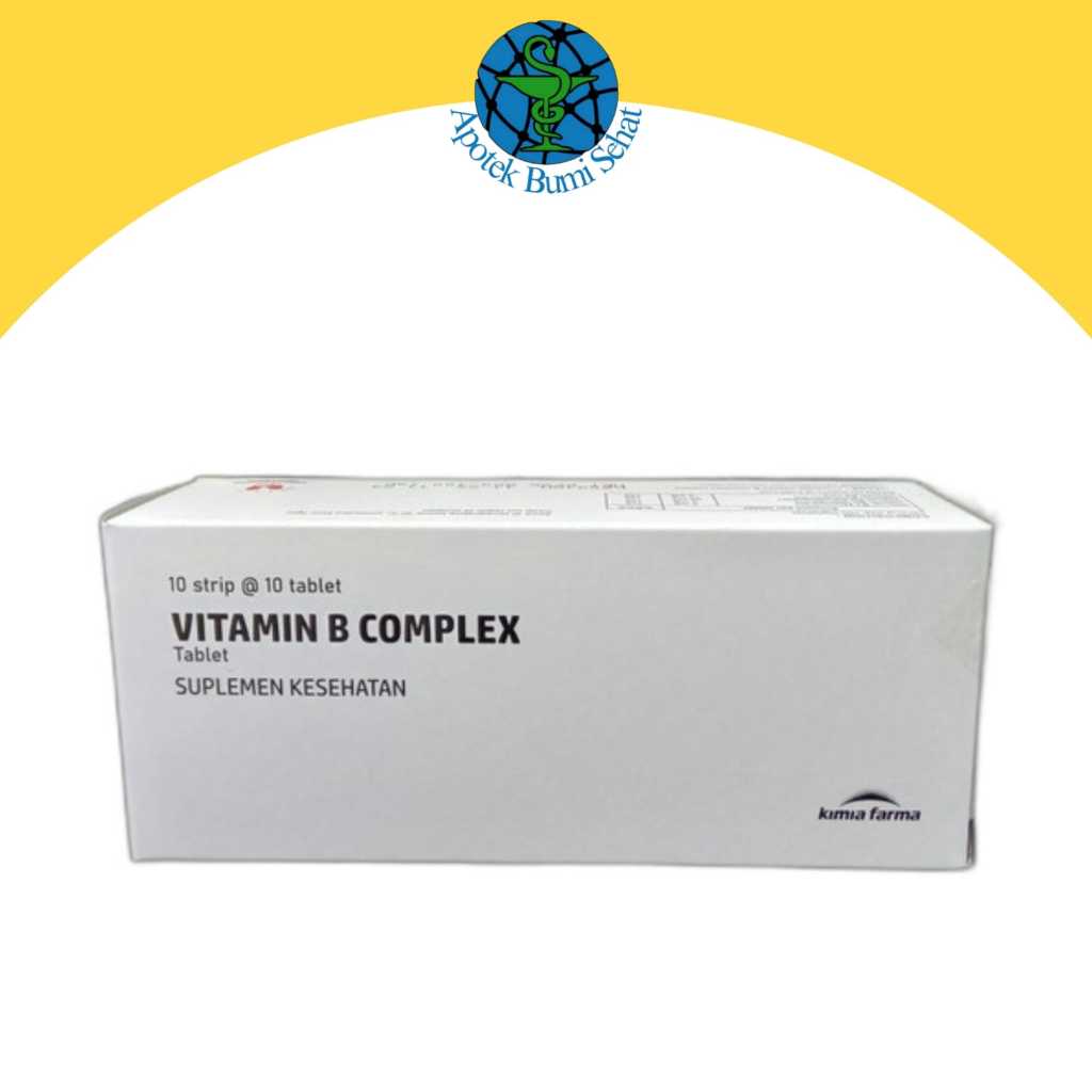 Jual Vitamin B Complex Box Isi 10 Strip 10 Tablet Shopee Indonesia 9343