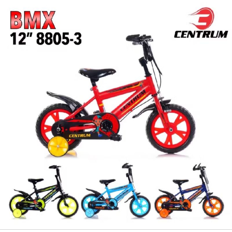 Jual Sepeda anak roda 4 BMX 12 inch 8805-3 Centrum Trendy Morison ...