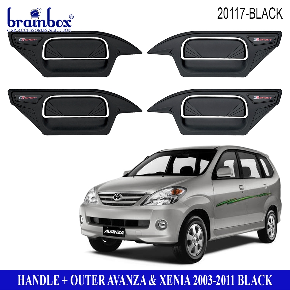 Jual Handle Cover + Outer Toyota Avanza Daihatsu Xenia 2003-2011 Black Hitam Mangkok Pelindung ...
