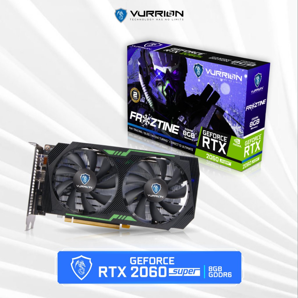 Jual VGA VURRION RTX 2060S 8GB GDDR6 256 BIT BLACK | Shopee Indonesia