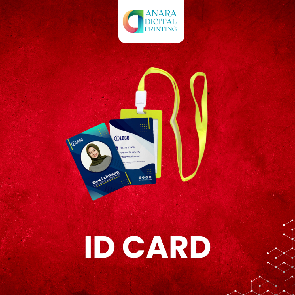 Jual CETAK ID CARD CETAK 1 SISI/2 SISI ID CARD CUSTOM | Shopee Indonesia