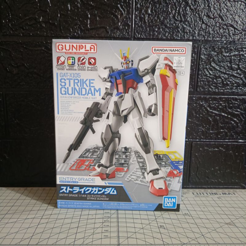 Jual BANDAI EG 1/144 ENTRY GRADE STRIKE GUNDAM NOT HG RG MG | Shopee Indonesia