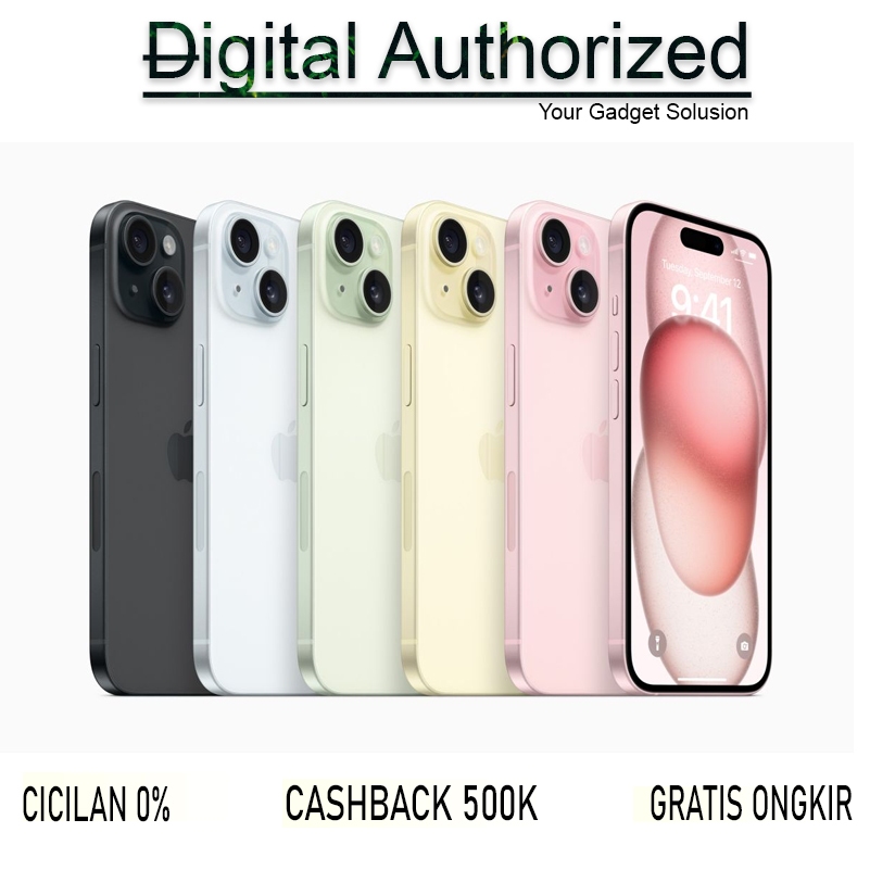 Jual Handphone iPhone 15 128GB 256GB 512GB Dual Nano RESMI Indonesia ...
