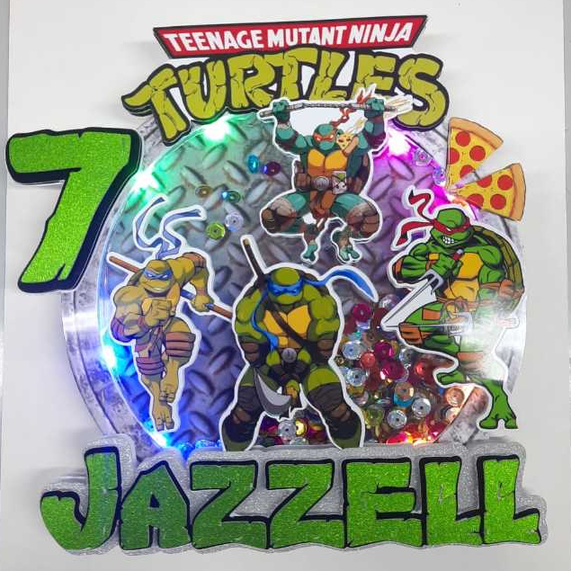 Jual Cake Toppers 3D dan Lampu LED/Dekorasi ulang tahun anak gambar ...