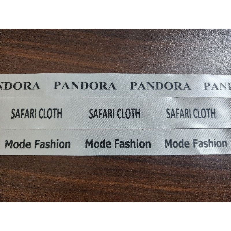 Jual Label baju satin Custom/label hijab/label satin | Shopee Indonesia