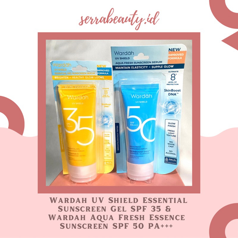 Jual Wardah UV Shield Essential Sunscreen Gel SPF 35 | Wardah Aqua ...