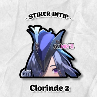 Jual Stiker Intip Clorinde Genshin Impact / Sticker Anime Waterproof ...