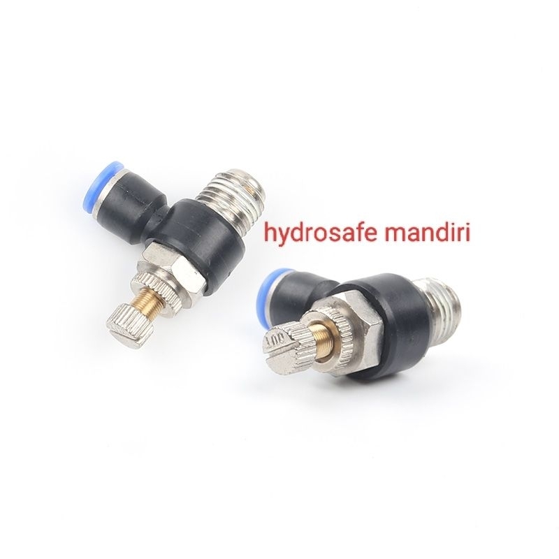 Jual Fitting pneumatic speed control 10 mm x 1/2" inch SL 10-04 ...