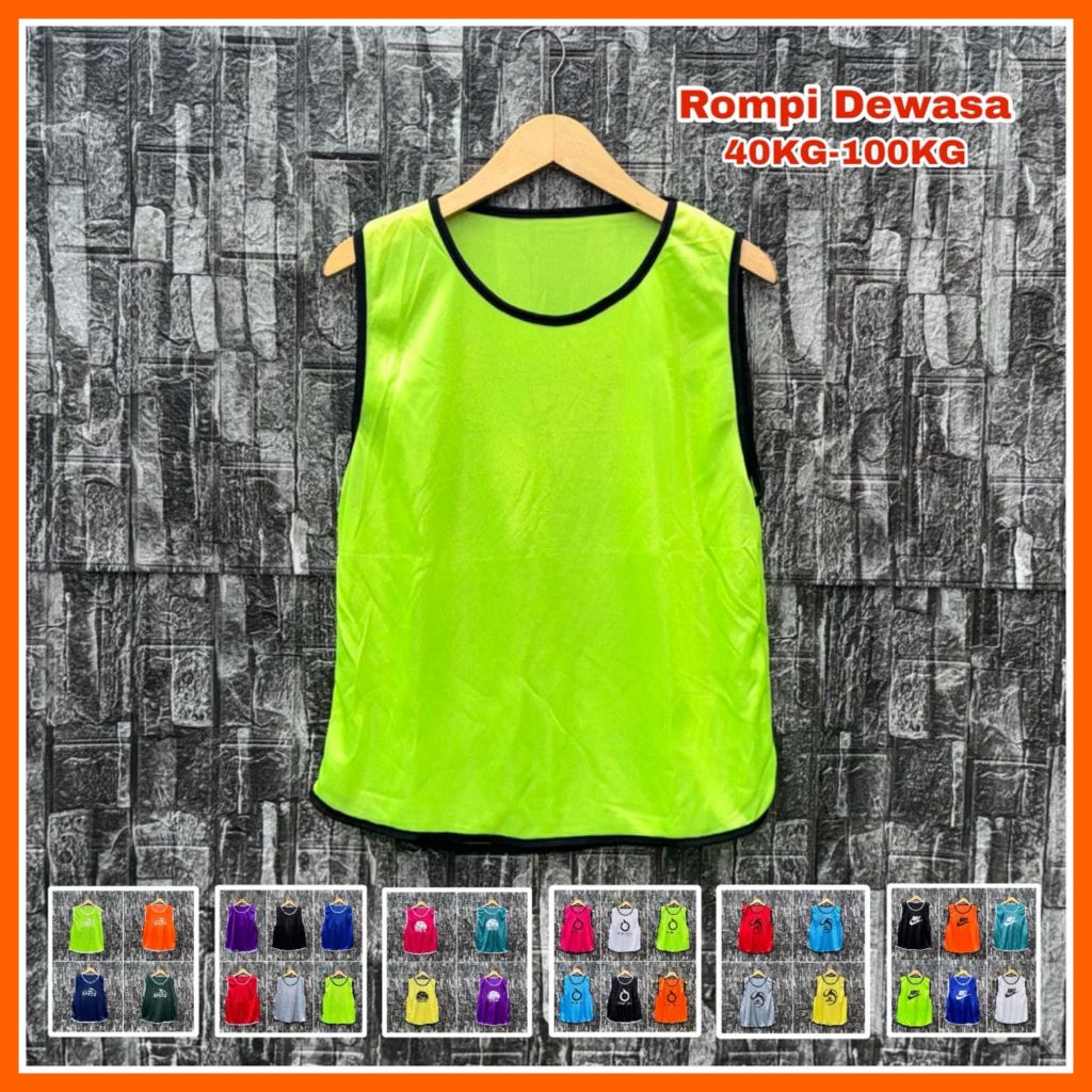 Jual Rompi Dewasa - Rompi Latihan Bola Futsal Remaja Dewasa Polos Rompi ...