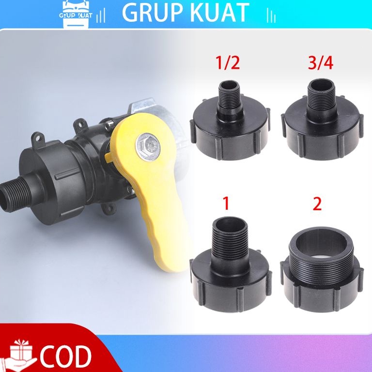 Jual Sudah READY IBC Tank Adapter Kran Ke Drat Luar 12 34 1 2 Inch ...
