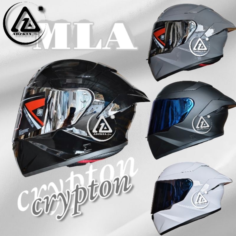 Jual HELM MLA CRYPTON MODEL TTC | FULL FACE TERMURAH | Shopee Indonesia