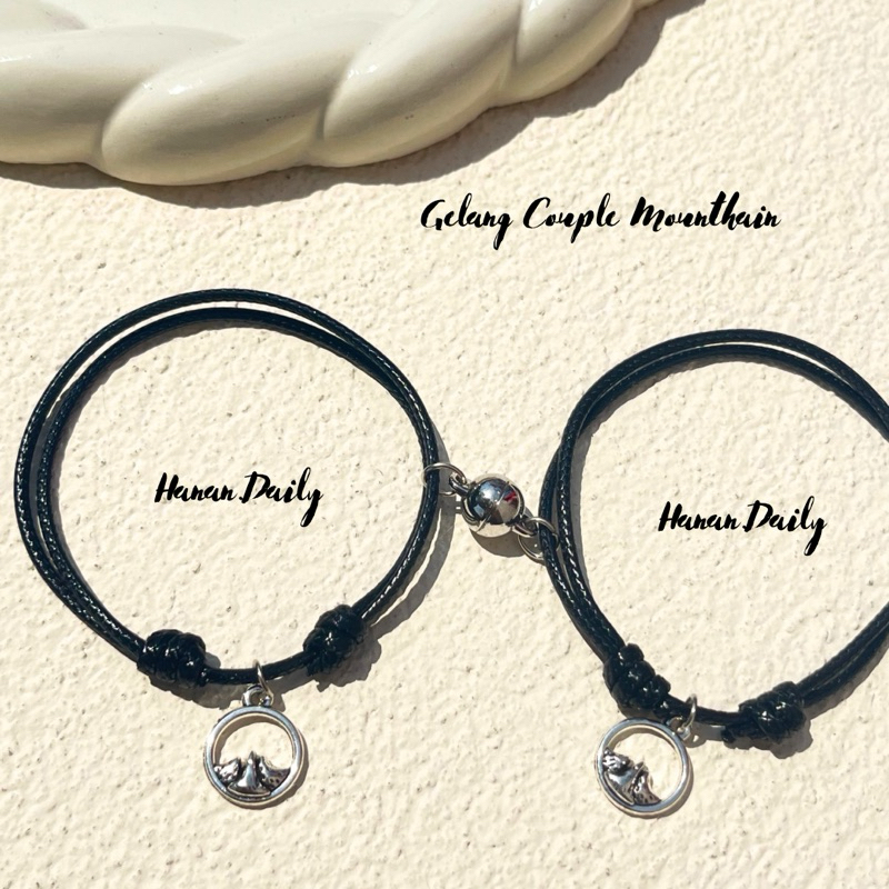 Jual Gelang Couple Magnet SEA And Mounthain | Gelang Couple pasangan ...