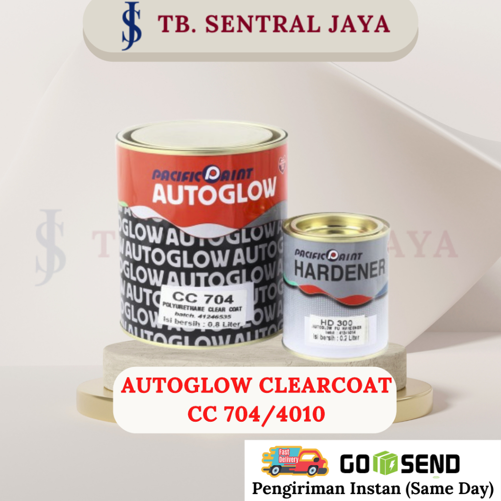 Jual Autoglow Clearcoat CC 704 & CC4010 Pasific Paint isi 0,8L ...