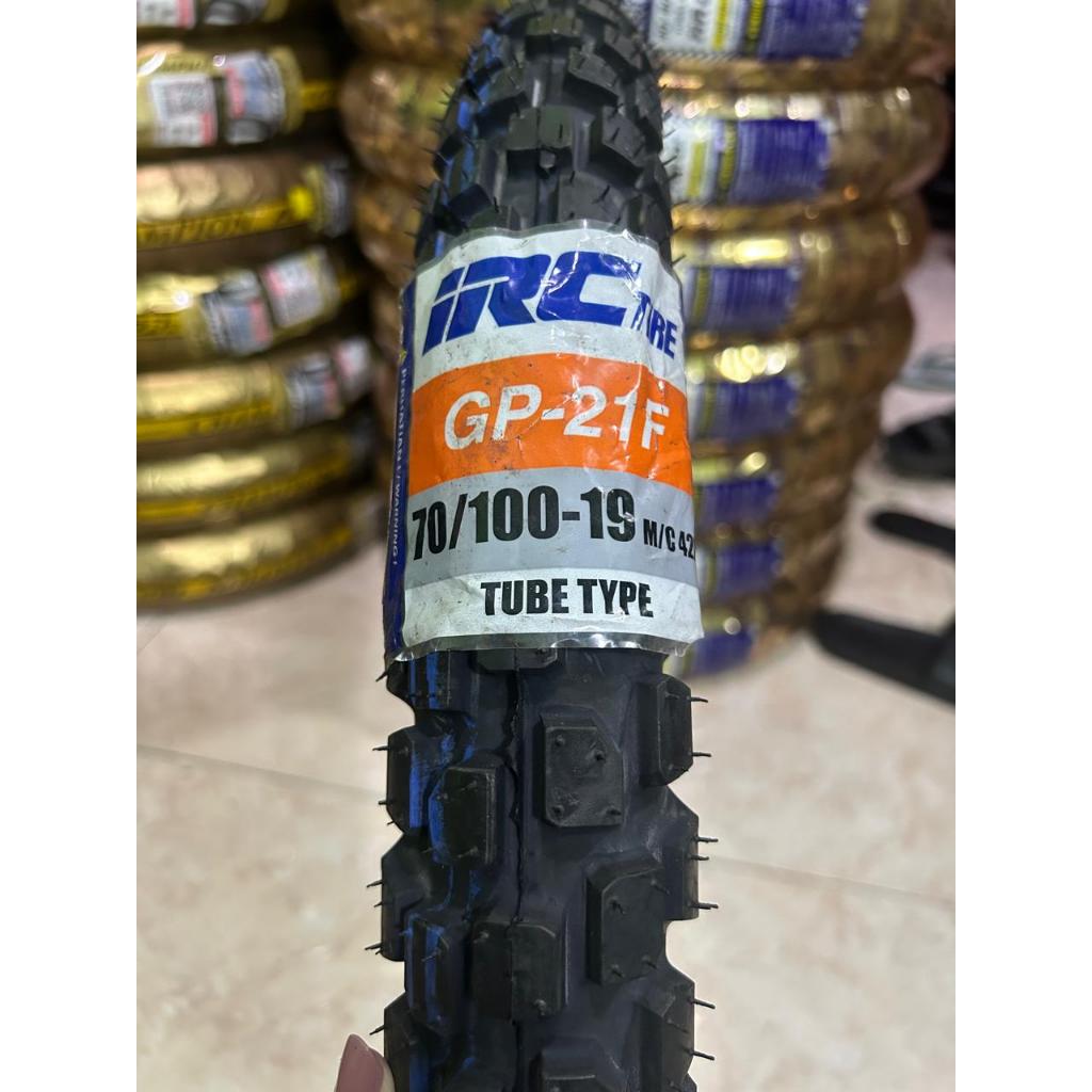 Jual BAN LUAR IRC TRAIL RING 19 DEPAN 70/100-19 GP-21F NON TUBLES ...