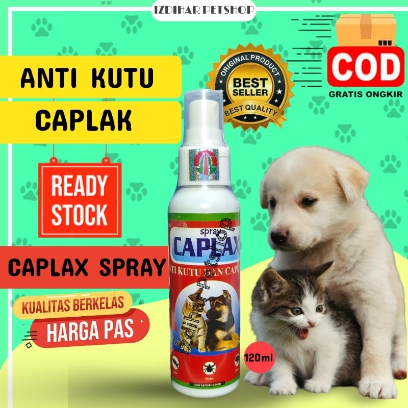 Jual CAPLAX SPRAY Anti Kutu Caplak Ajning dan Kucing 120ml | Shopee ...