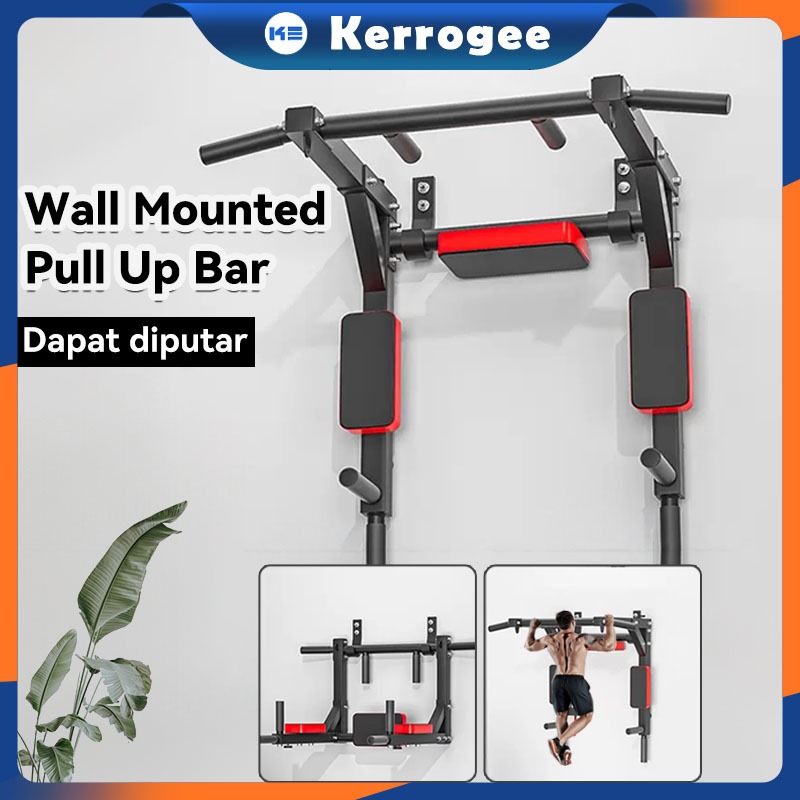 Jual Multifunctional Wall Mounted Pull Up Bar / Wall Chin Up bar ...