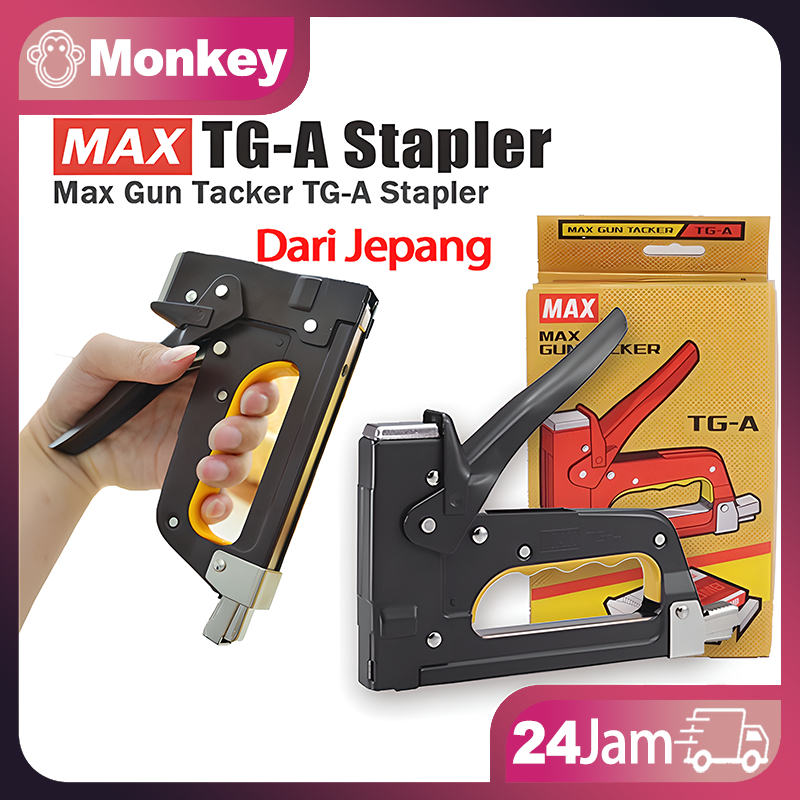 Jual Max Gun Tacker TG-A Stapler /isi stapler tembak/Diimpor dari ...