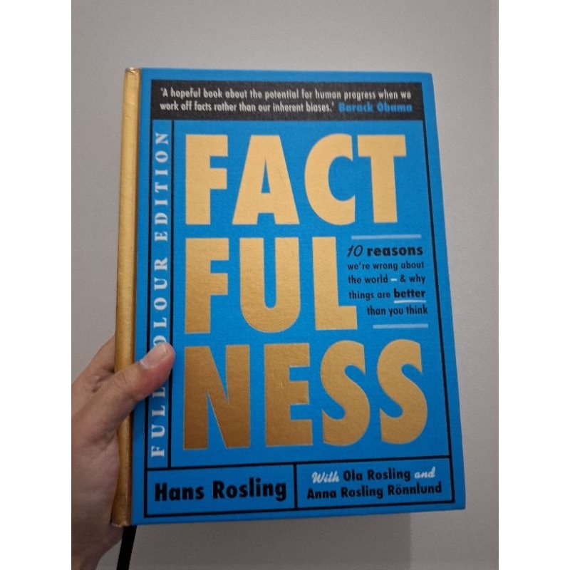 Jual Buku Factfulness - Hans Rosling (English Hardcover) | Shopee Indonesia