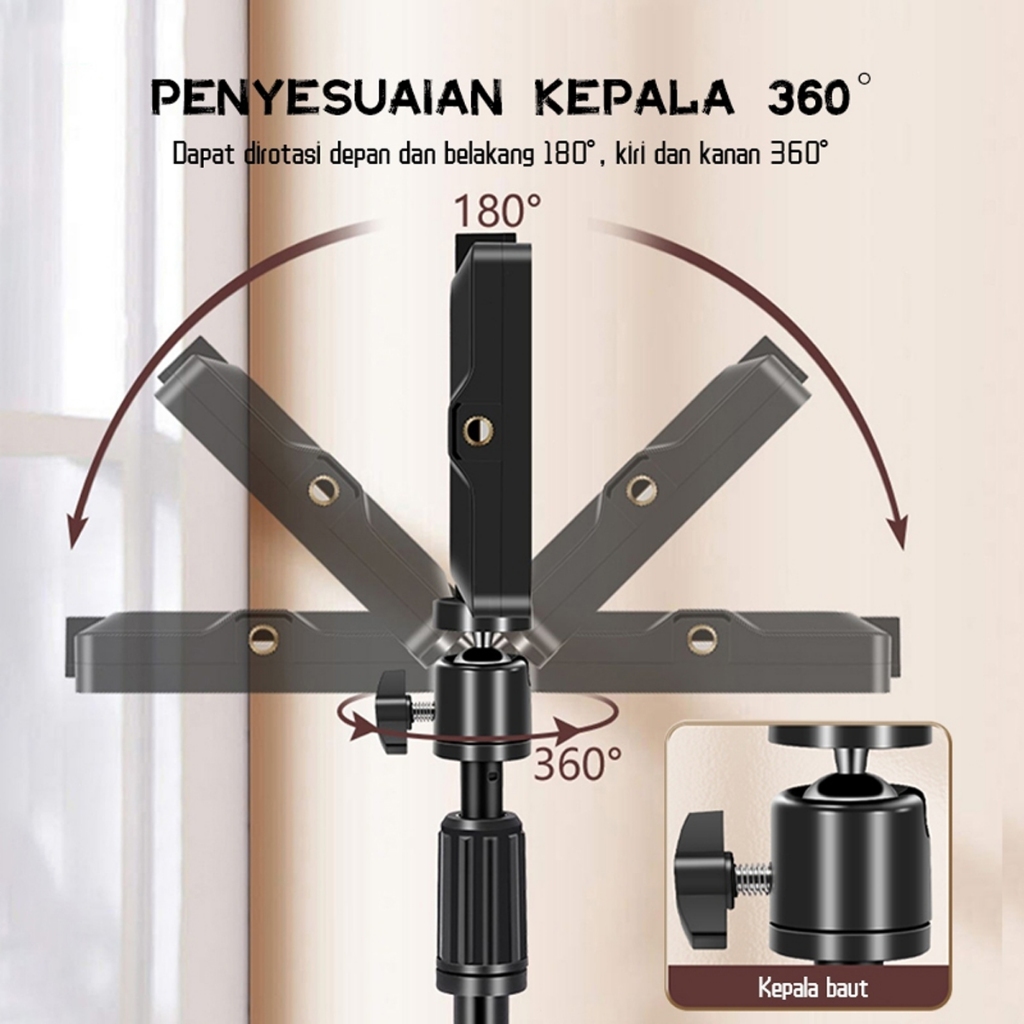 Jual DL Overhead Phone Stand + Led Lampu Stand Holder Phone Holder ...