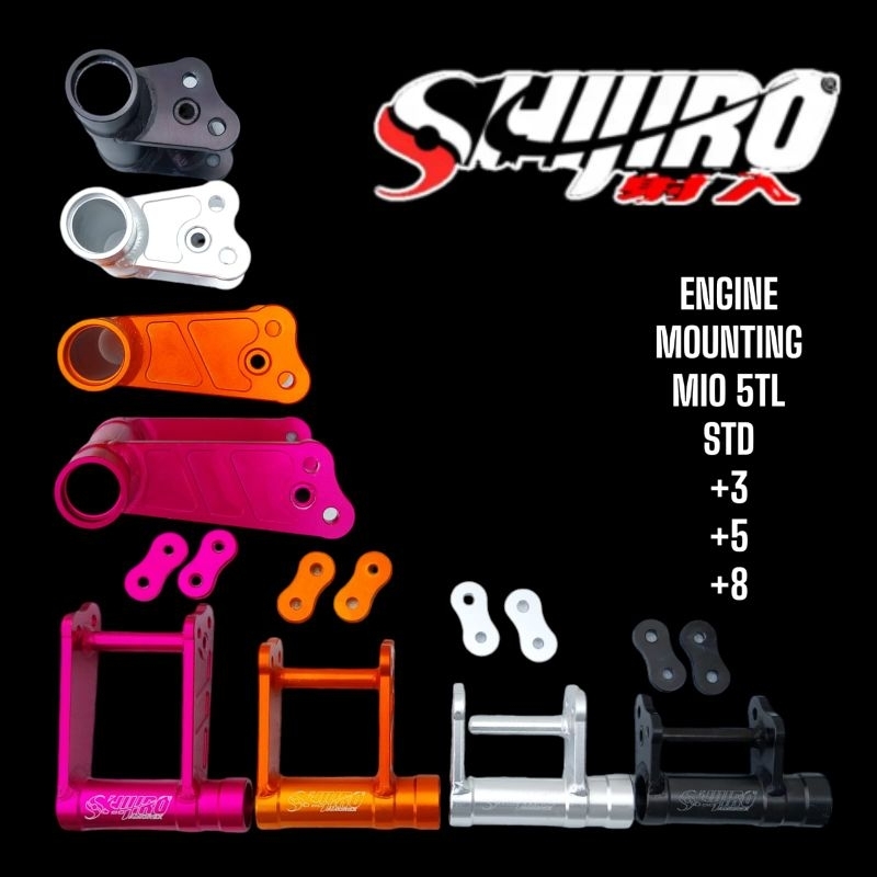 Jual Engine Mounting Mio Sporty. New size STD - +7 cm | Shopee Indonesia