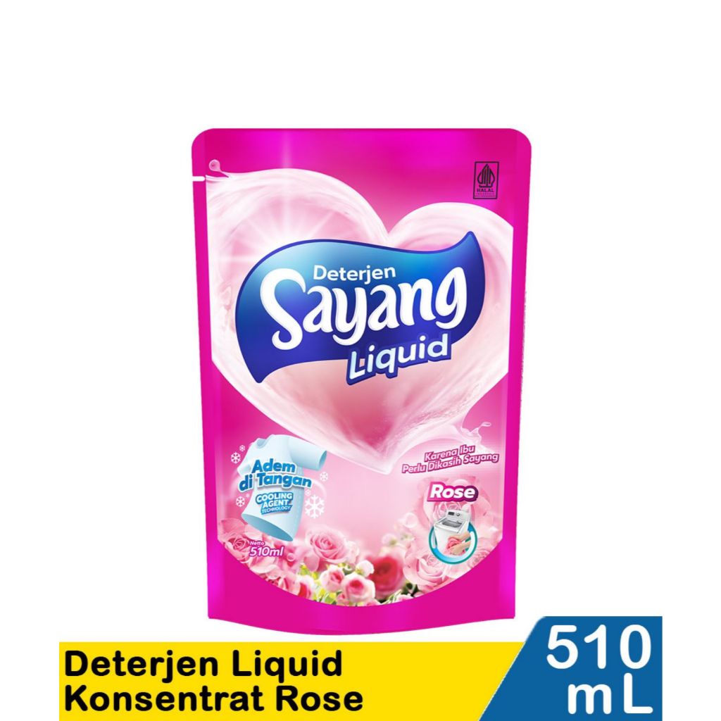 Jual Sayang Detergen Liquid Konsentrat Rose 510ML | Shopee Indonesia
