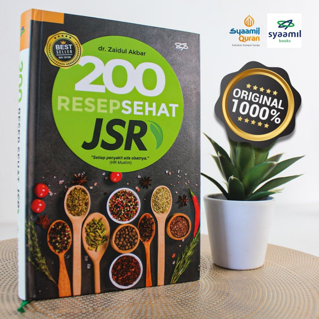 Jual Buku 200 Resep Sehat JSR - dr. Zaidul Akbar - Jurus Sehat Rasulullah - Penerbit Syaamil ...