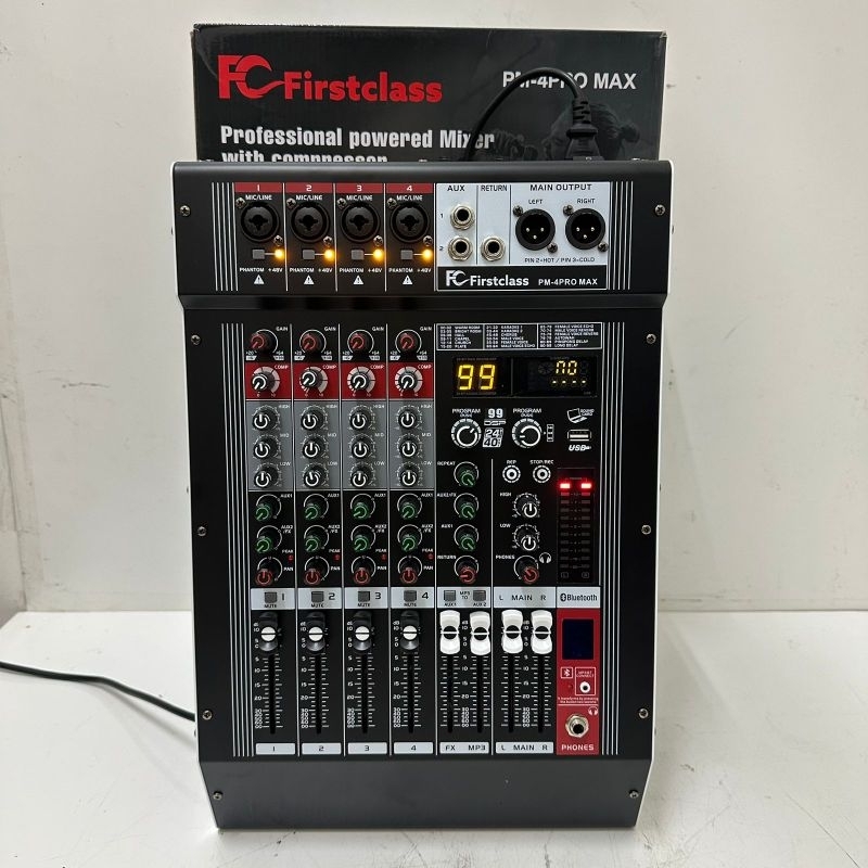 Jual FirstClass Power Mixer PM4PRO MAX PM 4PRO MAX 4 Channel 550 Watt x 2 Original | Shopee ...