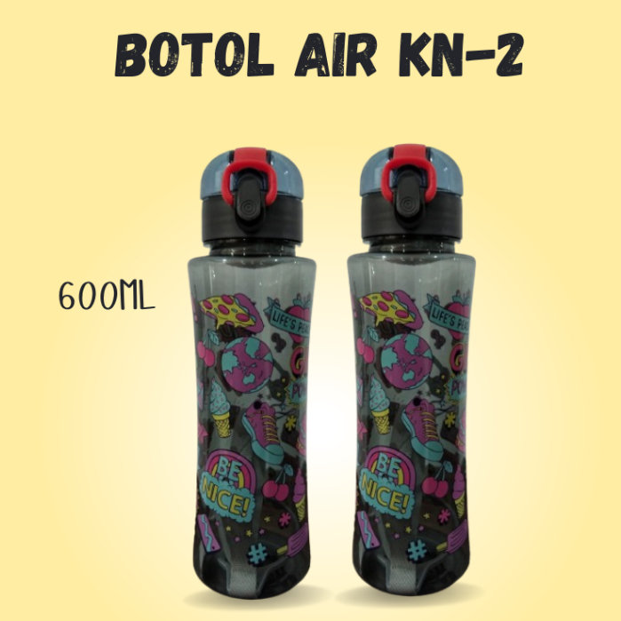 Jual Botol AIR KN -2 600 ML | Botol Minum Lucu | Tempat Minum 600 ML ...