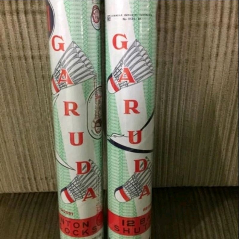 Jual Shuttlecock cock Bola Badminton kok Garuda Hijau Isi 12 Original ...