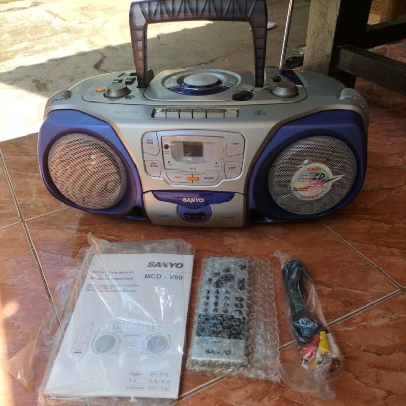 Jual tape radio compo sanyo vcd mcd-v99 | Shopee Indonesia