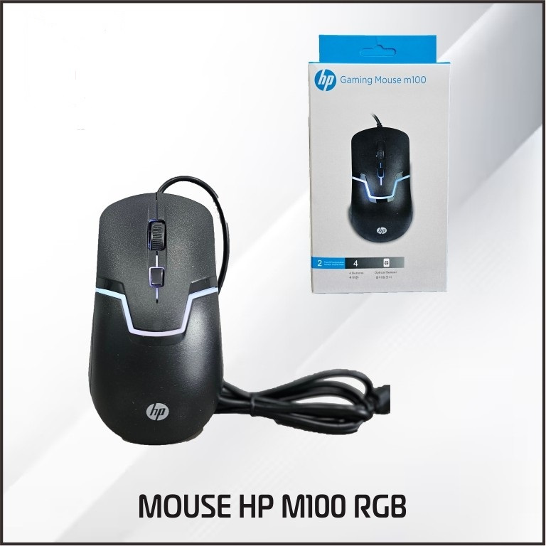 Jual HP M100 Gaming Mouse Wired USB - Mouse Usb Hp M 100 - Mouse HP ...