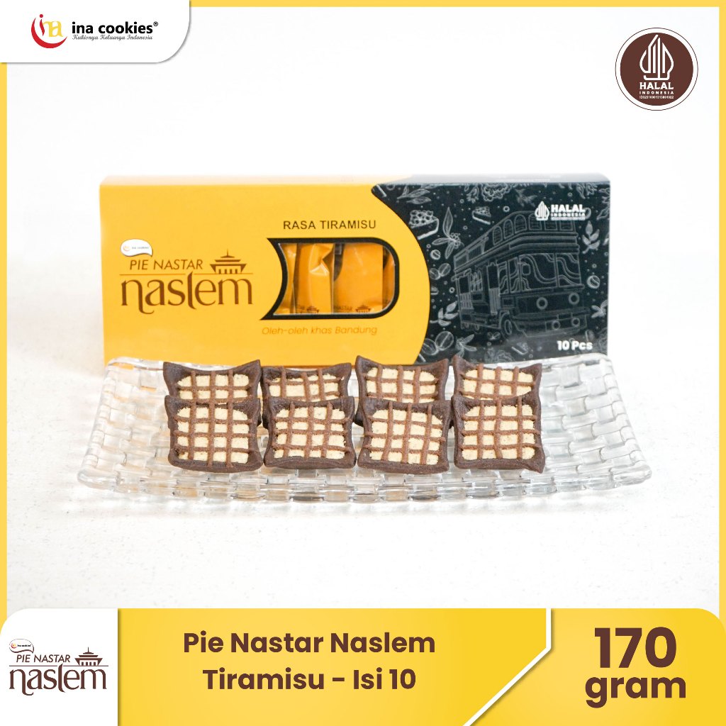 Jual Pie Nastar Naslem Tiramisu isi 10 pcs Oleh-Oleh Bandung by Ina ...