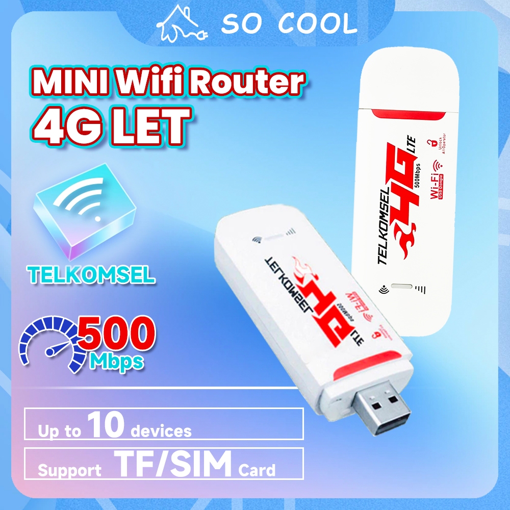 Jual Mifi Modem WIFI USB 500Mbps 4g Portable Mobile Semua Operator LTE ...