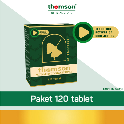 Jual Thomson Activated Ginkgo Extract 120s+30s+30s Tablet (180s Tablet ...