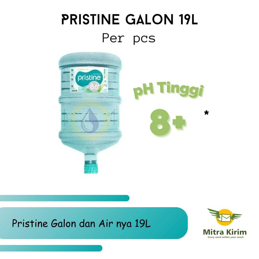 Jual Pristine Air Mineral Galon 19 Liter | Shopee Indonesia