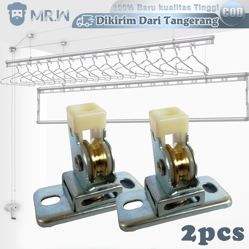 Jual 2pcs/Set Katrol Kerekan Jemuran Katrol Kecil Jemuran Katrol ...