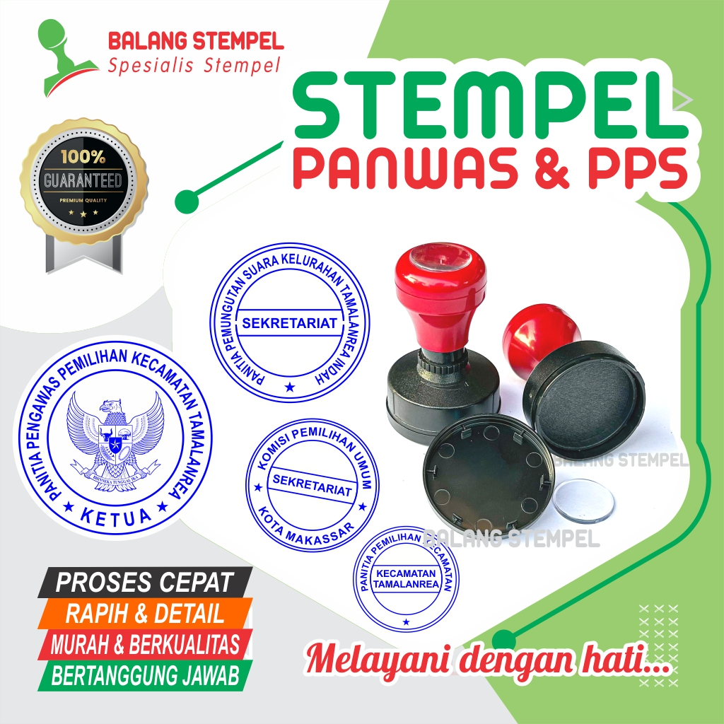 Jual Stempel PPS Panitia Pemungutan Suara Flash Stamp PANWAS Panitia Pengawas | Shopee Indonesia
