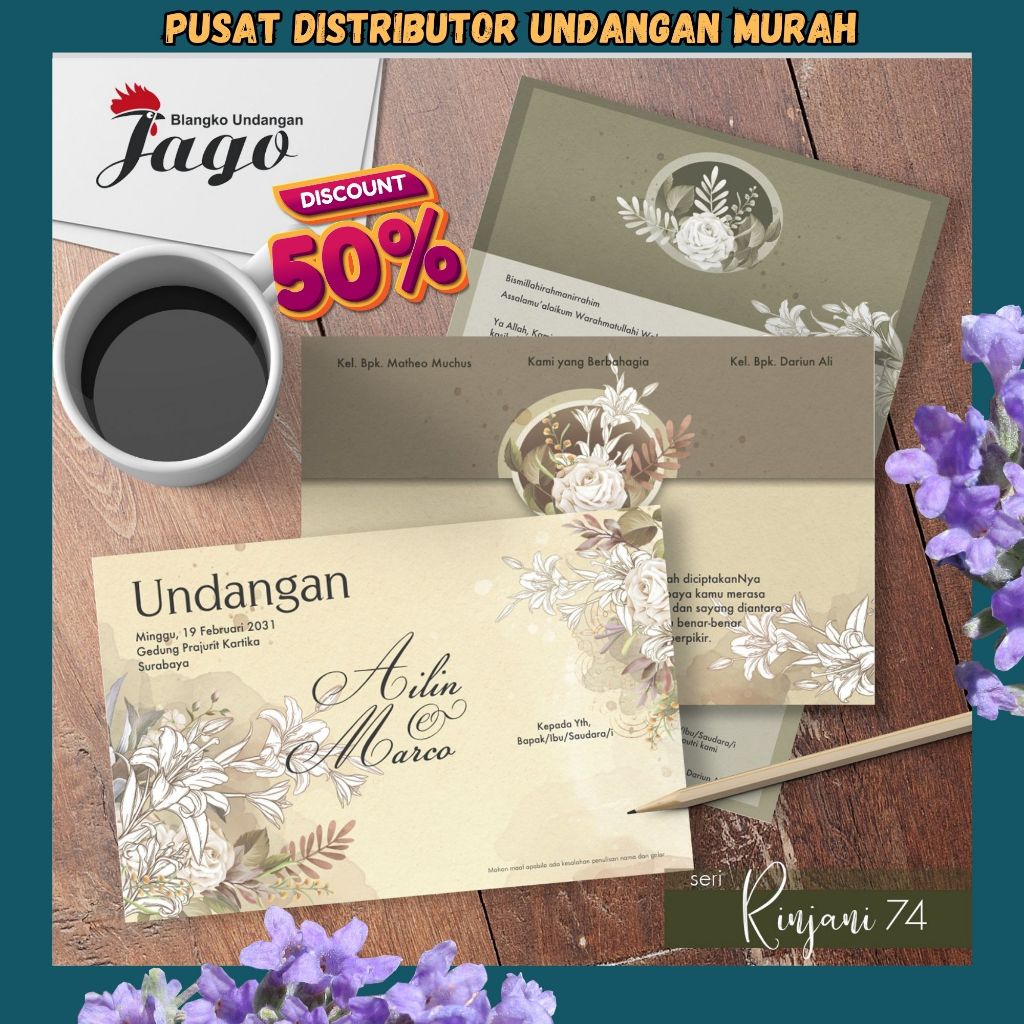 Jual Blangko Undangan Jago 74 | Blangko Undangan Murah Blangko Undangan ...