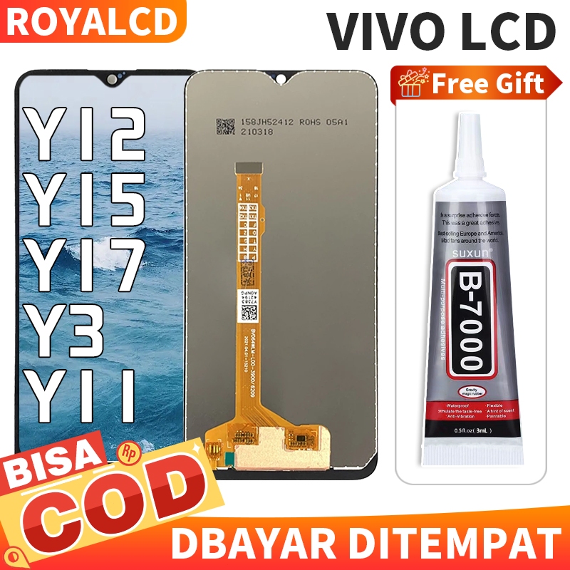 Jual LCD for VIVO Y12/Y15/Y17/Y3/Y3S/Y11/U10/U3X original Full set Layar hp Touchscreen asli ...