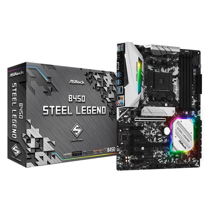 Jual Motherboard Asrock B450 Steel Legend [AMD AM4 Socket] | Shopee ...