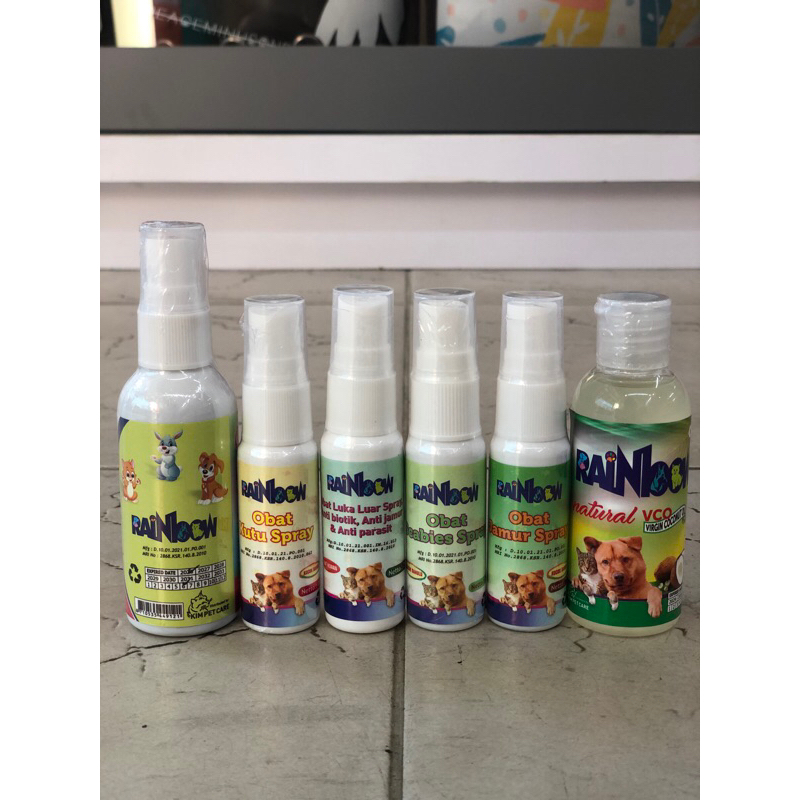 Jual RAINBOW/OXYVET Obat Hewan Spray/Minyak | Shopee Indonesia